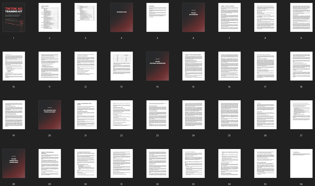 TikTok Ad Training Kit | Entrepedia